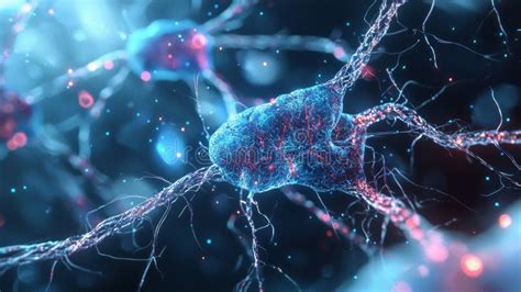 Intricate Neural Network Depiction Highlighting Neuron Connectivity And Biological Complexity