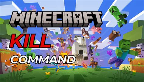 Minecraft Kill Command Eliminate All Mobs Instantly