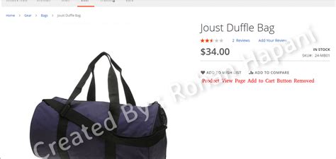 How To Hide Add To Cart Button For Specific Product In Magento 2