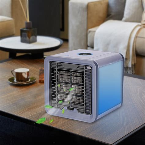 7 Colors Led Air Conditioner Usb Home Mini Cooler Grandado
