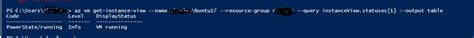 Azure Cli To Check Vm Status Super User