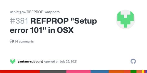 Refprop Setup Error 101 In Osx · Issue 381 · Usnistgovrefprop Wrappers · Github