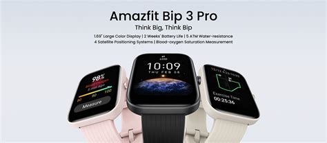 Amazfit Bip Pro Smartwatch Inch Atm Waterproof Many Watch Fac Smartkoshk Stores