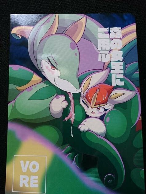 Doujinshi Pokemon Serperior X Cinderace A5 22pages Vore Furry Kemono