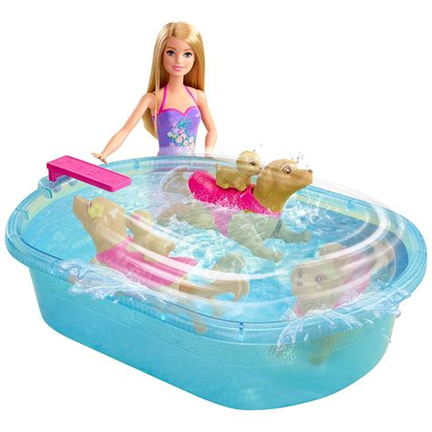 Barbie® Doll And Swimmin Pup Pool Dmc32 Barbie Toys For Girls