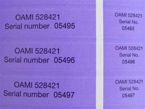 Variable Data Printing For Barcodes Batch Codes And Personalisation
