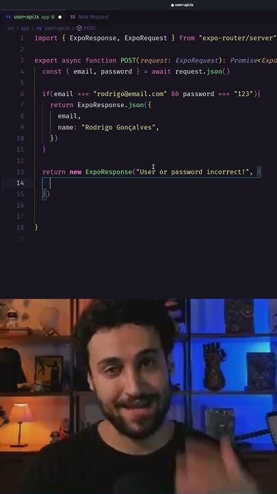 Validando Requisições Com Api Routes No React Native Reactnative Api Routes Expo Android