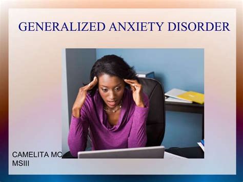 Depression And Anxiety Pptx