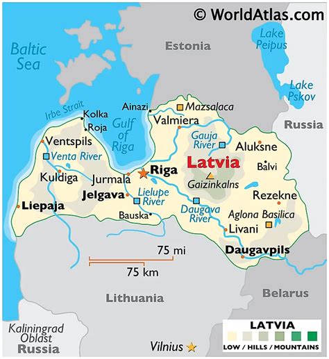 Latvia Maps And Facts World Atlas