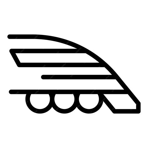Premium Vector Urban Express Train Icon Outline Urban Express Train Vector Icon For Web Design