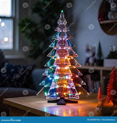 Robotics Arduino Soldering Kit Modern Christmas Tree With Lights Generated By Ai Stock
