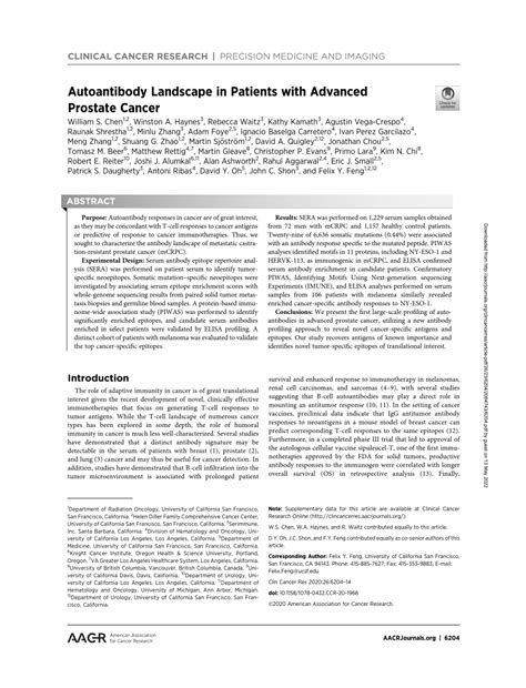 Pdf Intrinsic Molecular Subtypes Of Metastatic Castration Resistant