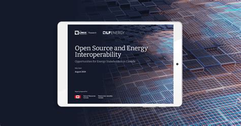 New Report From The Linux Foundation And Natural Resources Canada Open Source And Energy
