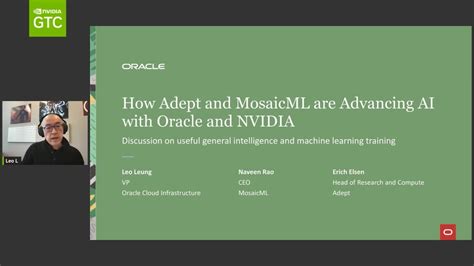 How Adept And Mosaicml Are Advancing Ai With Oracle And Nvidia