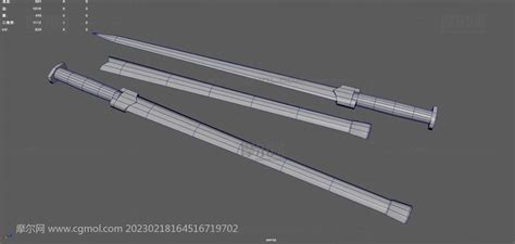 八面汉剑 中国剑 古代武器 冷兵器3dmaya模型 其他模型下载 摩尔网cgmol