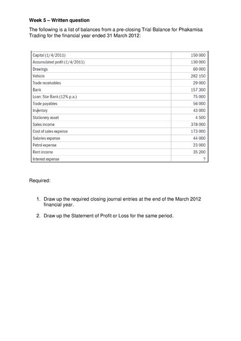 Week 5 Tutorials Q Sjsjssusiaiajjasja Week 5 Written Question