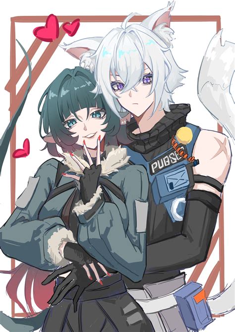 Jane Doe And Seth Lowell Zenless Zone Zero Drawn By Xianhualian