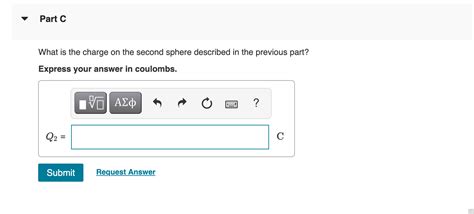 Solved A Review Constants Part A What Is The Charge On Each Chegg