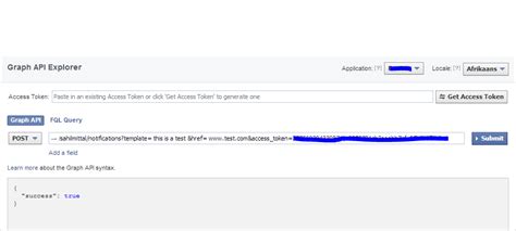 Facebook Open Graph Says Accesstoken Needed Stack Overflow