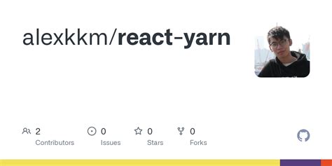 Github Alexkkm React Yarn