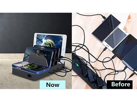 In W Qi Certified Multi Device Usb Wireless Charging Dock Technabob