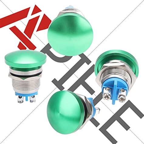 Snapklik Com APIELE MM Mushroom Head Push Button Switch Momentary Push Button IP