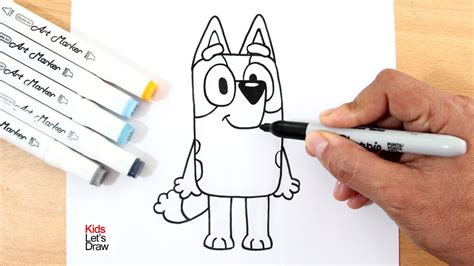 Cómo Dibujar Y Pintar A Bluey De Manera Fácil Paso A Paso Youtube