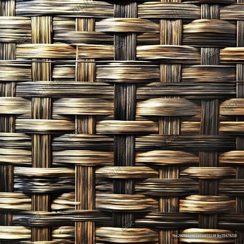 Ai创作图编织 纹理 图案 复古 藤编 材质 手工 交织 线条 棕褐色 自然 质感 装饰 工艺 结构 昵图网