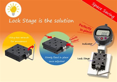 Clampless X Axis Horizontal Precision Positioning Lock Stage For Fiber Sensors Positioning Buy