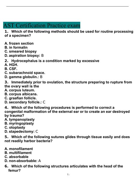 Ast Practice Test Certification Exam 2022 With Complete Solution Ast Stuvia Us