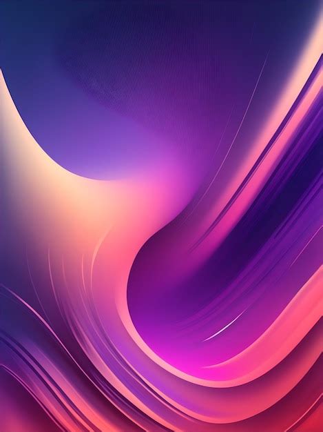 Premium Ai Image Gradient Wave Background