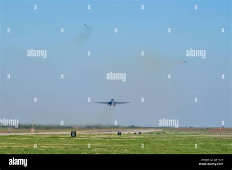 Three B 1b Lancers Takeoff From Dyess Air Force Base Texas Sept 7th