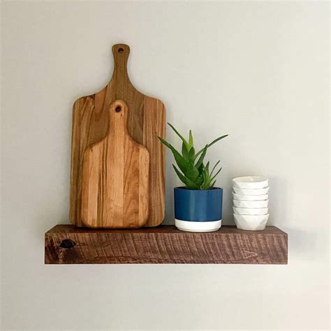 Rustic Floating Shelves Etsy