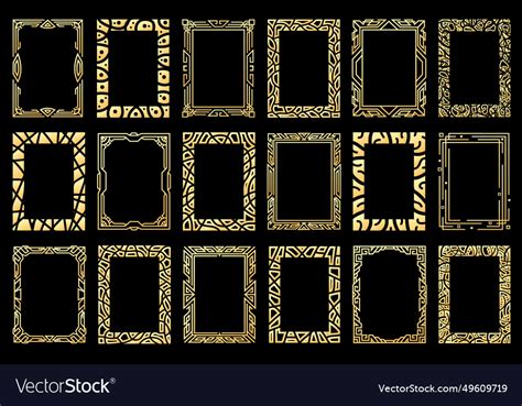 Abstract Rectangle Frames Royalty Free Vector Image