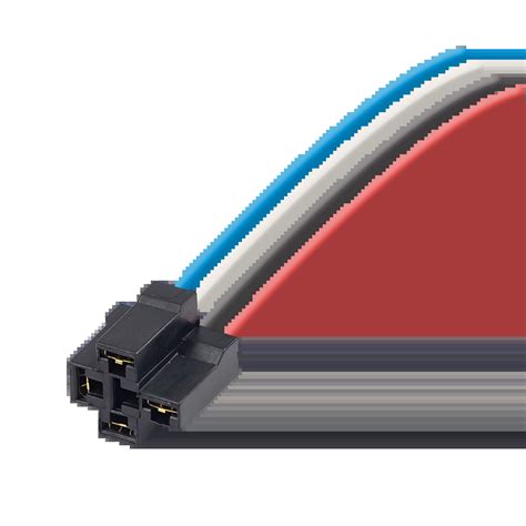 Chicote 4 Vias Para Relé Com Terminais Permak Acessórios