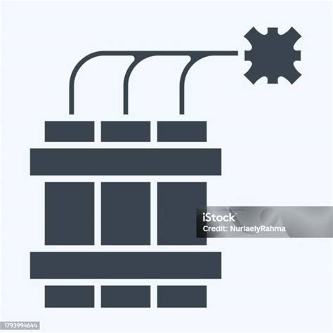 아이콘 다이너마이트 마이닝 기호와 관련이 있습니다 글리프 스타일 심플한 디자인 편집 가능 간단한 일러스트레이션 3차원 형태에 대한 스톡 벡터 아트 및 기타 이미지 Istock