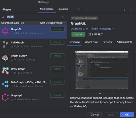 Graphql Webstorm Documentation