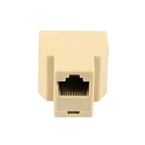 Rj45 Splitter Adapter 1 To 2 Dual Female Port Cat5 Grandado