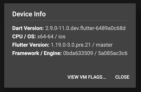 Devtools Info Page Ux Punch List 2020 · Issue 1957 · Flutterdevtools