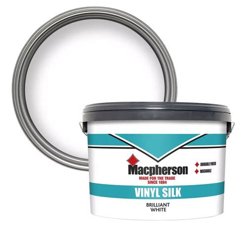 Macpherson Silk Vinyl 10l Brilliant White Chartway Building Supplies