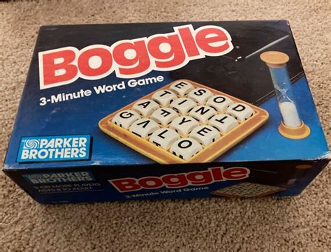 Vintage Boggle Game 1983 Etsy