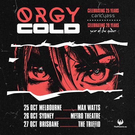 Orgy And Cold Australian Tour The Underground