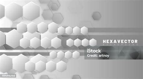 육각형 추상 벡터 배경입니다 디자인 컨셉 미래 지향적 기술 배경 화면 배너 배경 카드 방문 페이지 등에 대한 벡터 일러스트레이션