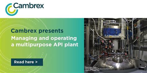 Cdmo Api Cambrexexperts Cambrex