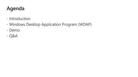 Analyzing Your Win32 Applications PPT