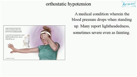 Orthostatic Hypotension Cartoon Initial Orthostatic Hypotension As A