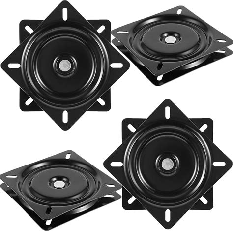 Zeonhak 4 Set 6 12 Inches Bar Stool Swivel Plate Heavy