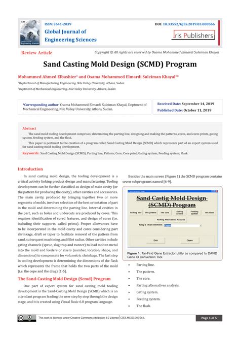 PDF Sand Casting Mold Design SCMD Program