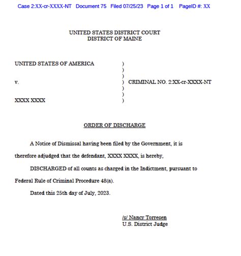 Attorney Tim Zerillo Gets Federal Criminal Case In Portland Maine Dismissed Usdc Federal Court
