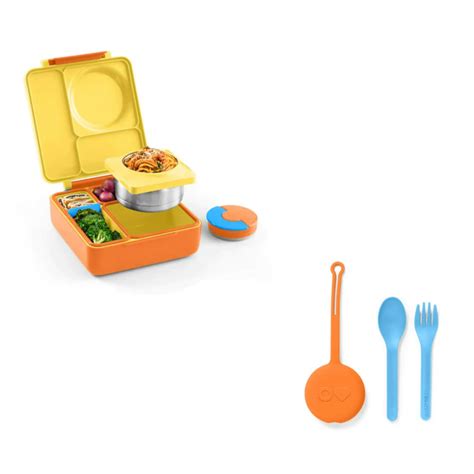 Buy Omie Insulated Bento Lunch Box With Utensils Set Insulated